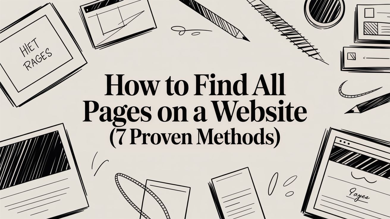 How to Find All Pages on a Website (7 Proven Methods)